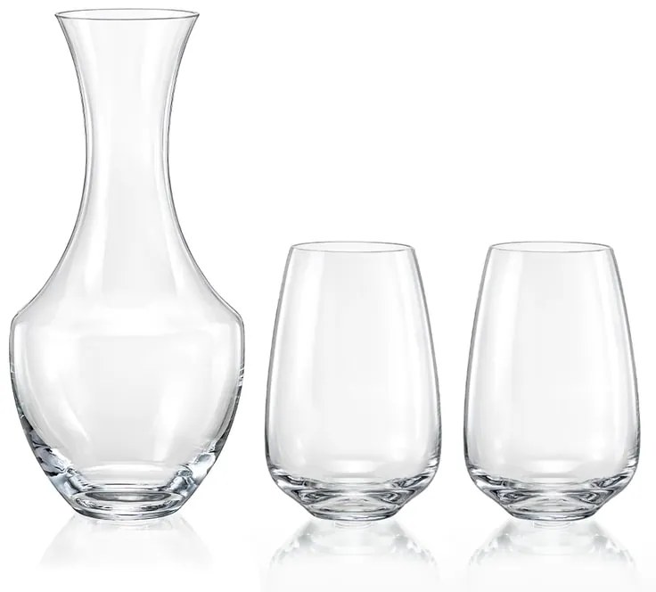 Crystalex - Bohemia Crystal Set na nealko nápoje Giselle 1.500 ml, 1+2 ks