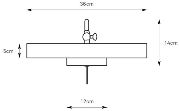Markslöjd 108982 - Obrazové svítidlo CIGLIA 2xE14/40W/230V mosaz