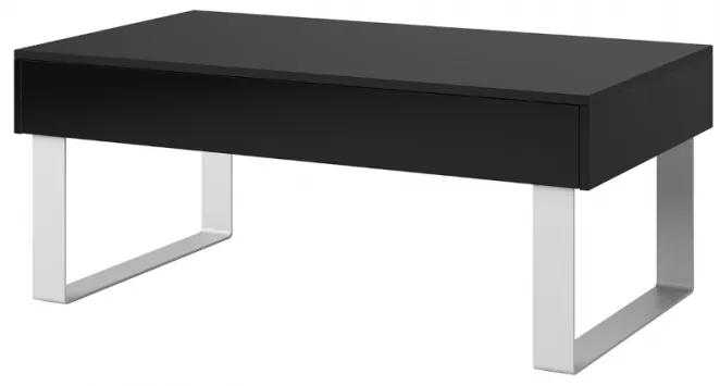 Gibmeble konferenční stolek Calabrini barevné varianty černá lesklá / černá