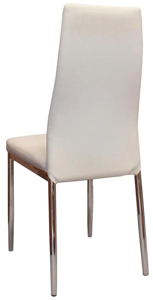 Jídelní židle MILÁNO krémově bílá