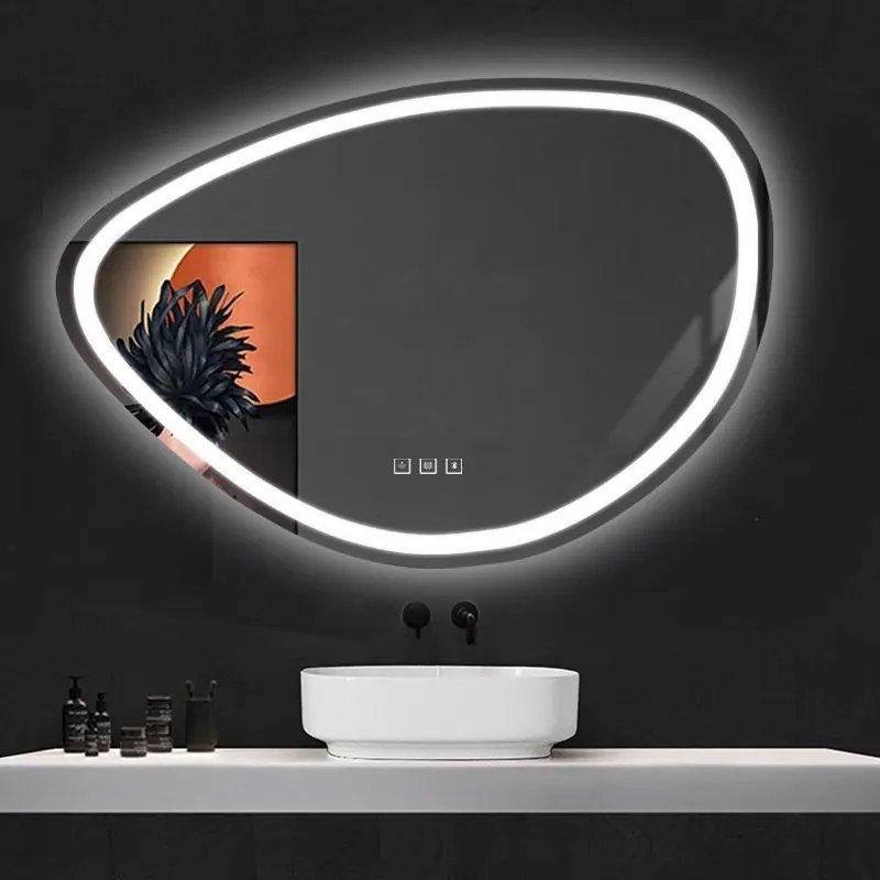 Tutumi Rea Fog, LED koupelnové zrcadlo 100x70cm s bluetooth, HOM-05516