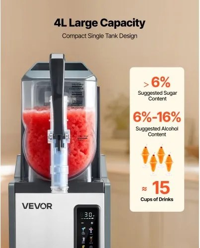 Výrobník ledové kaše VEVOR, 350 W – 4 l