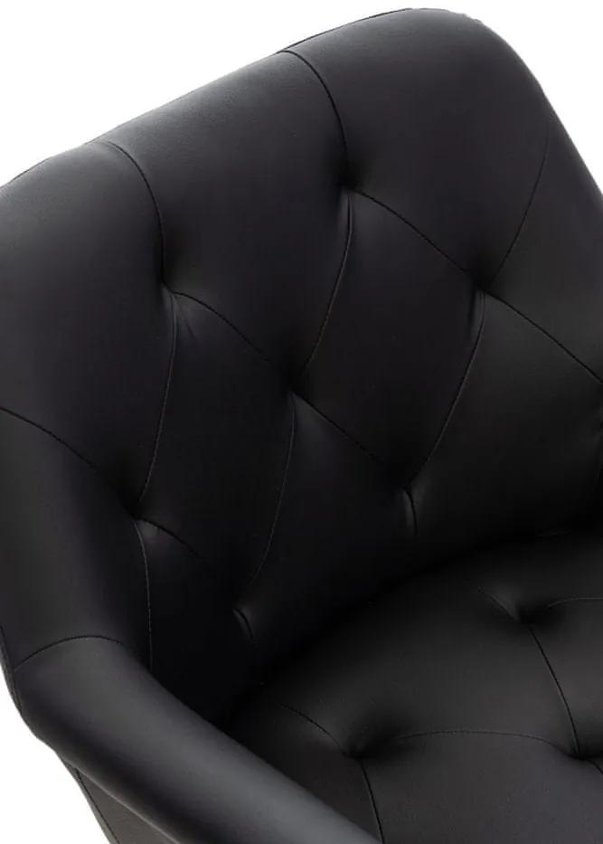 Bhm germany Jídelní židle Langford, syntetická kůže, černá
