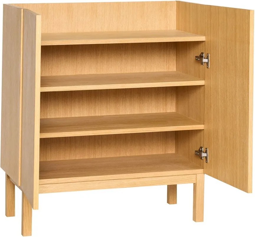 Skříňka v dekoru dubu v přírodní barvě 80x90x40 cm Ark – Hübsch