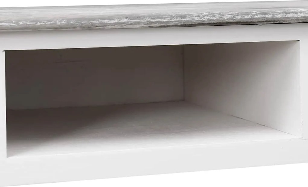 Psací stůl šedý 110 x 45 x 76 cm dřevo 284153