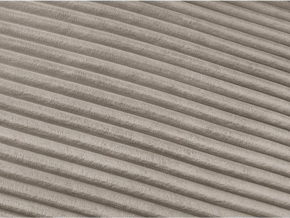 Taupe manšestrová pohovka na každodenní spaní/rozkládací 220 cm Hugo – Bobochic Paris