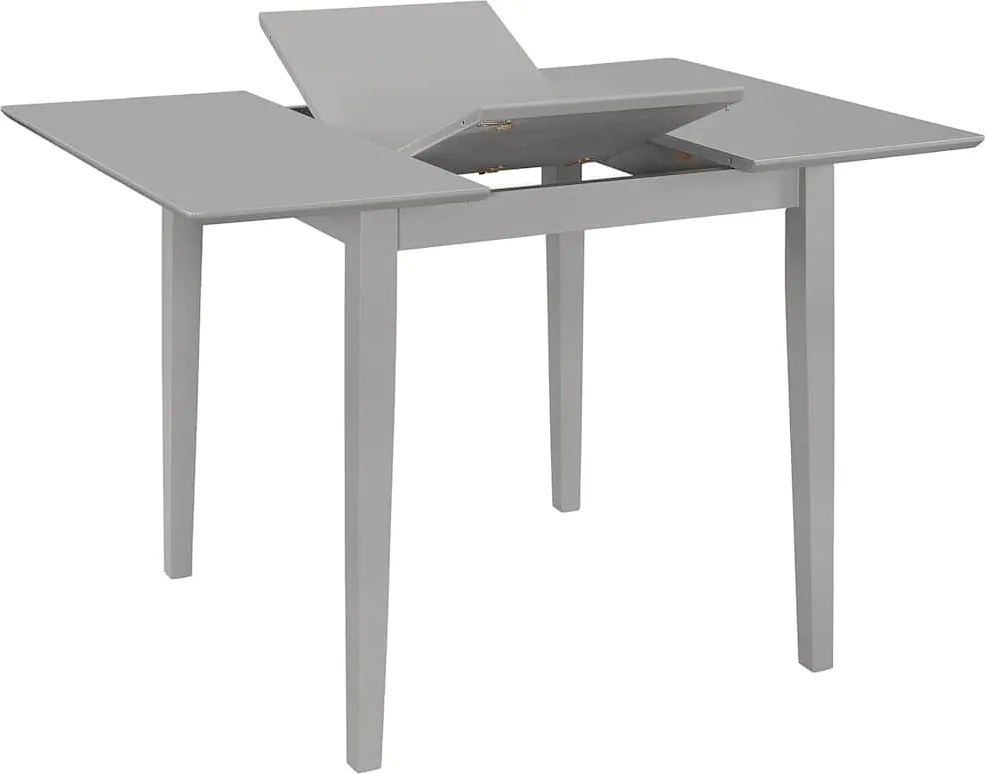 3dílný jídelní set MDF šedý 276397