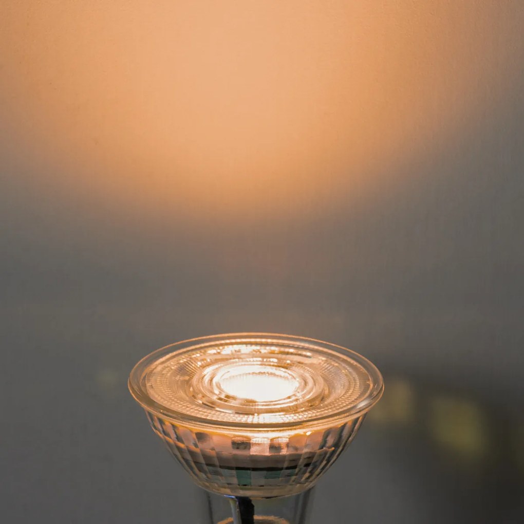 Sada 5 LED žárovek GU10 50mm s 3-krokovým stmíváním teploty barev 4,9W 450 lm 2000-2700K