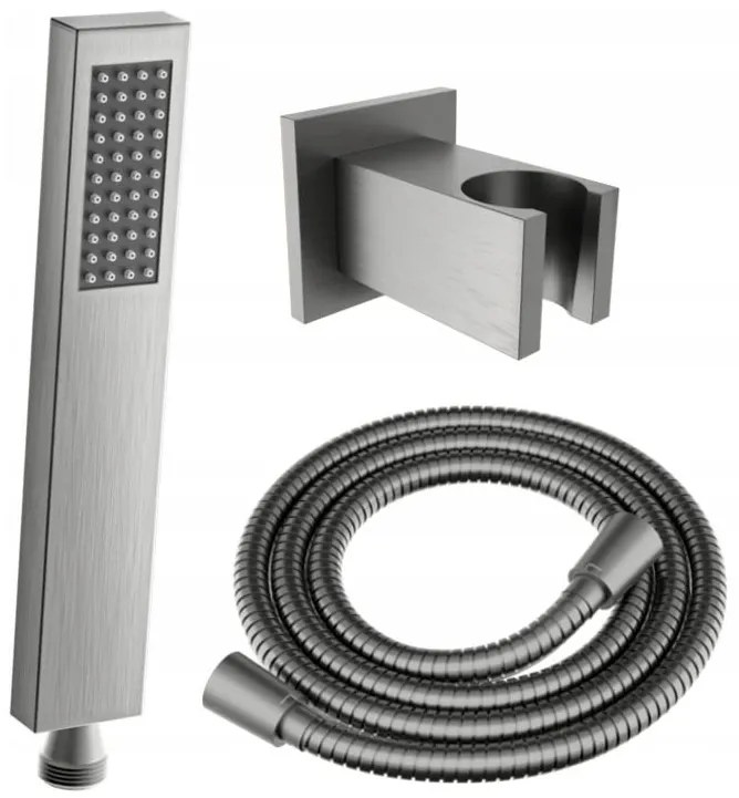 Mexen příslušenství - podomítkový 1-bodový ruční sprchový set R-02, grafit, 785006050-66