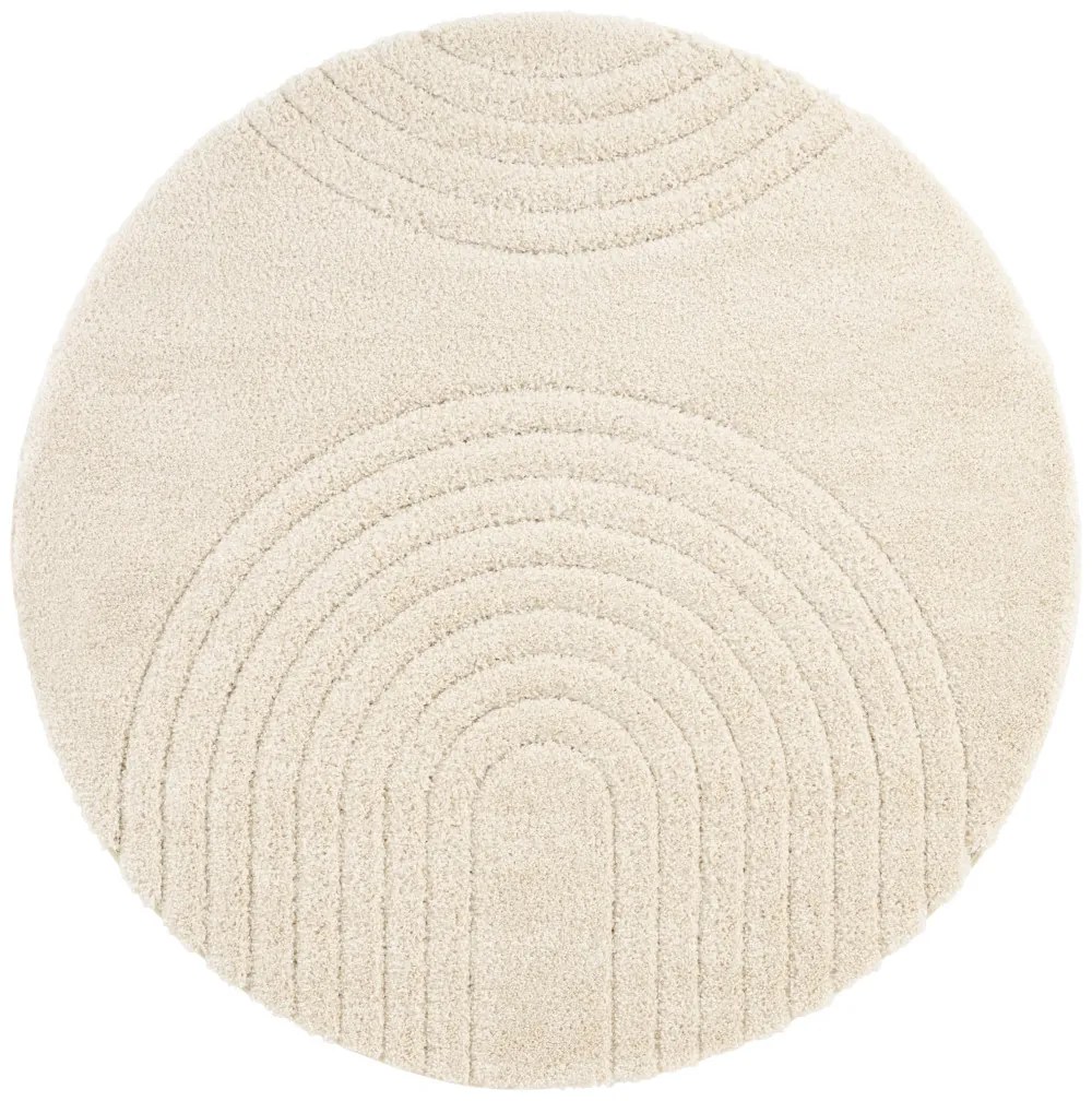 Mint Rugs - Hanse Home koberce Kusový koberec Norwalk 105104 cream kruh - 160x160 (průměr) kruh cm