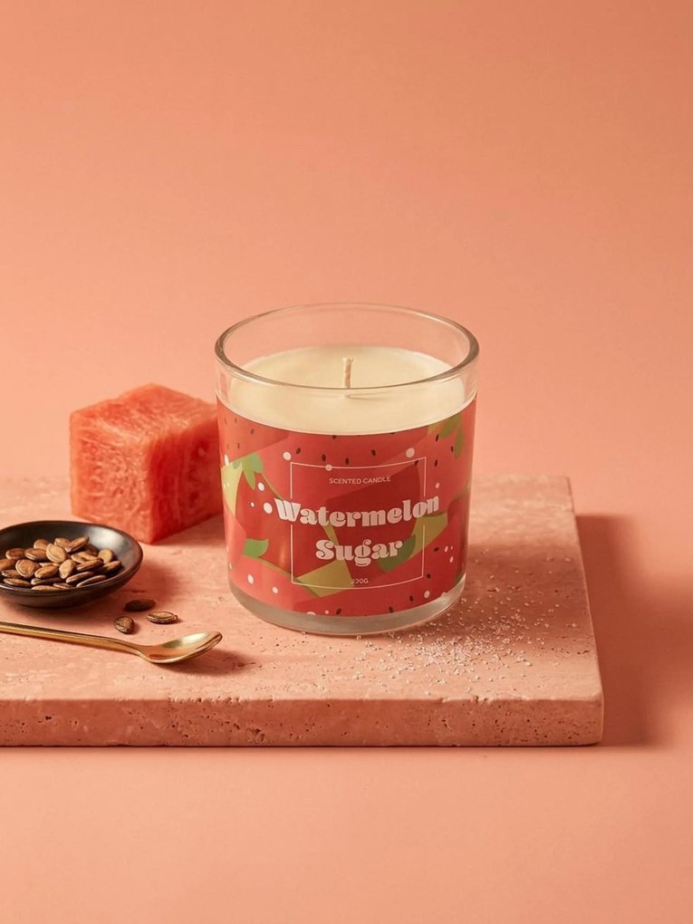 Sinsay - Vonná svíčka Watermelon Sugar - červená