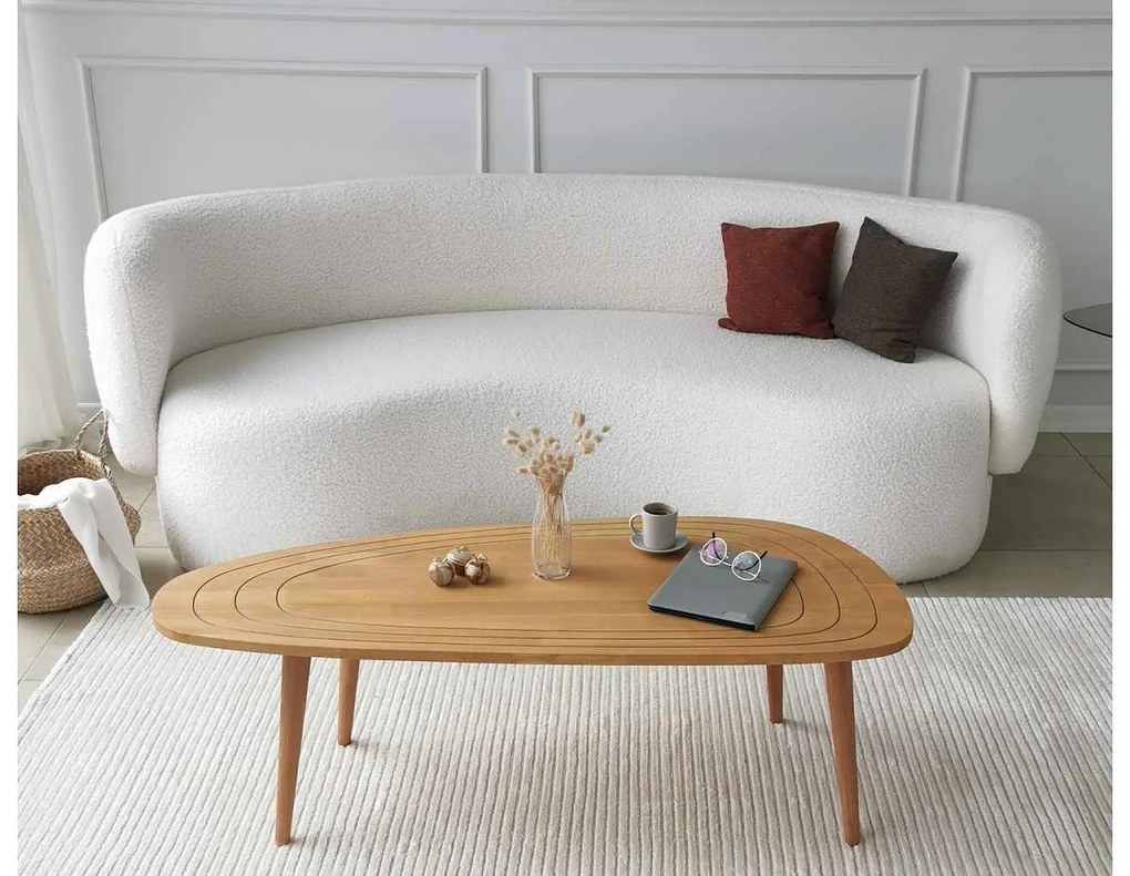 Designový konferenční stolek Garnet 115 cm teak