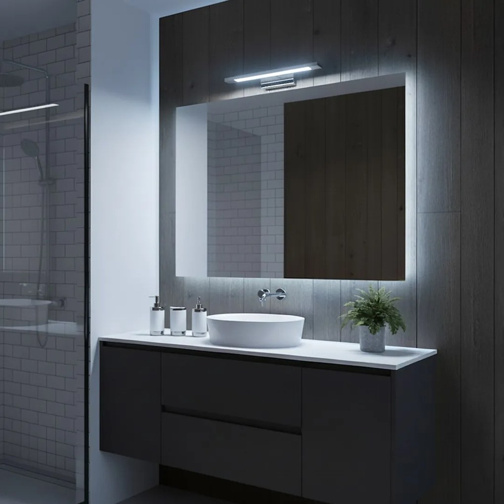 Nástěnné LED svítidlo Klimt, 1x LED 8w, 3000-6000k, (40 cm), ch