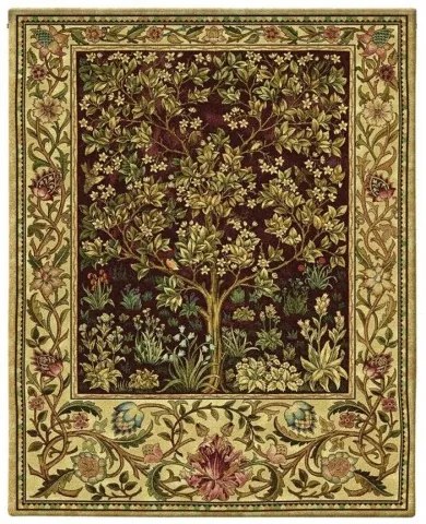THE TREE OF LIFE TAPESTRY GARNET