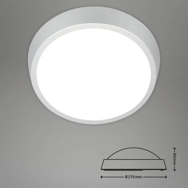 Briloner 3018-014 - LED Koupelnové stropní svítidlo HAGEN LED/24W/230V IP44 bílá