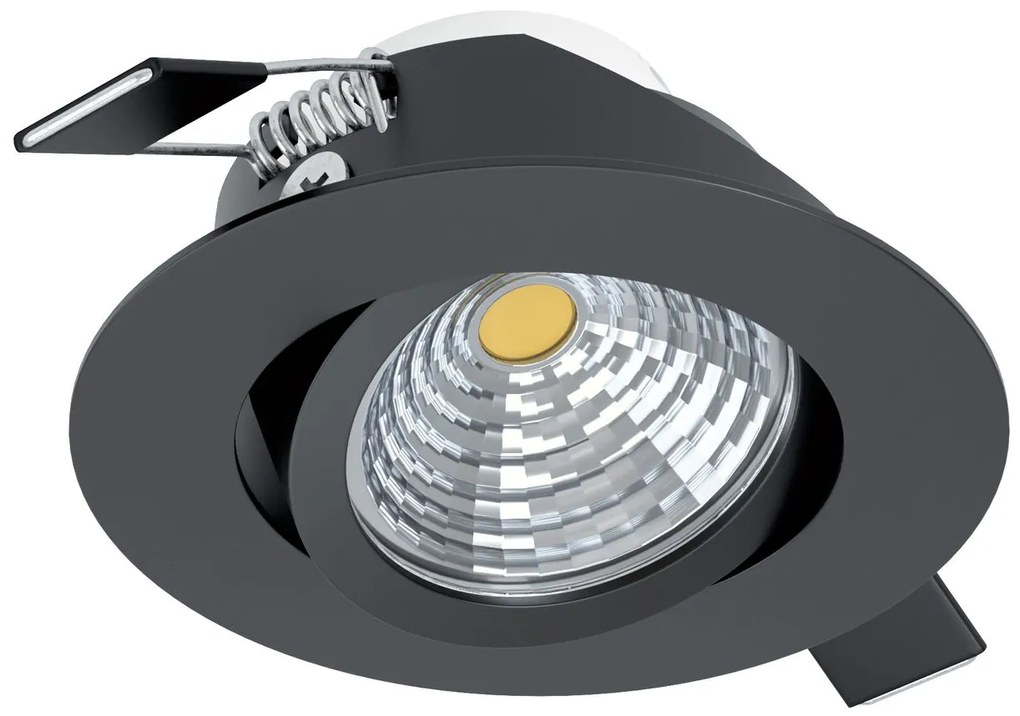 Eglo 98609 SALICETO - LED stmívatelné podhledové svítidlo 6W, 2700K, černá