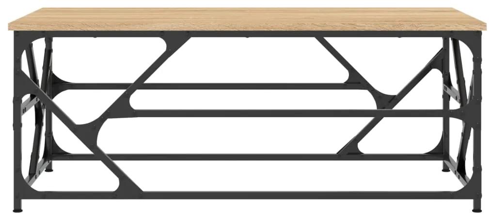 Konferenční stolek dub sonoma 100x50x40 cm kompozitní dřevo - Default Title