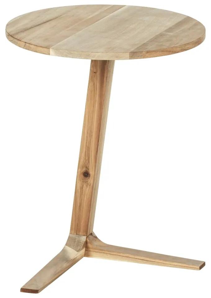 Kulatý odkládací stolek z masivu akácie ø 40 cm Acina – Wenko