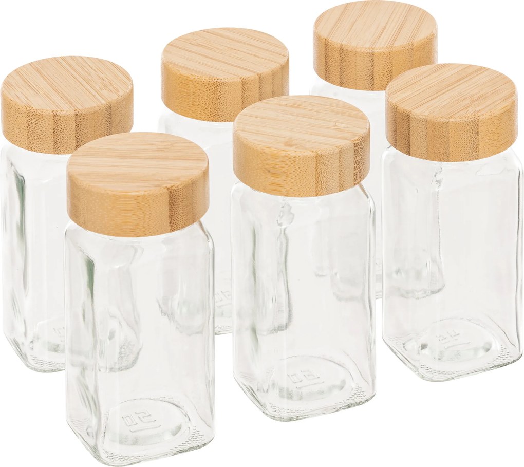 Sada nádob na koření FORMO, 6 x 120 ml