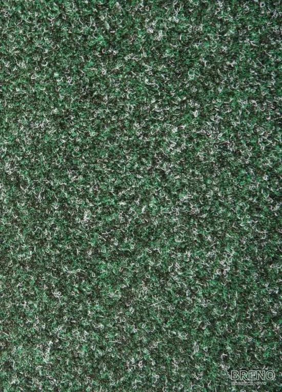 Metrážový koberec zátěžový Primavera Res 651 zelený - šíře 4 m