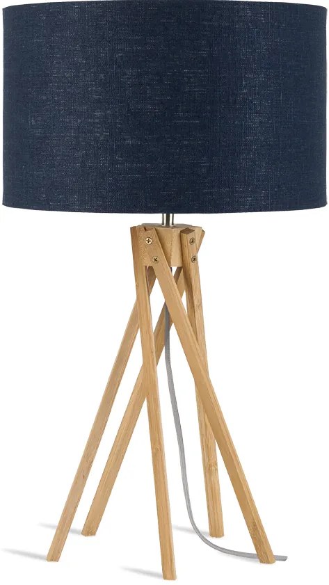 Stolní lampa Kilimanjaro barva stínidla: linen blue denim (BD) - 100% len, velikost: stínidlo 3220