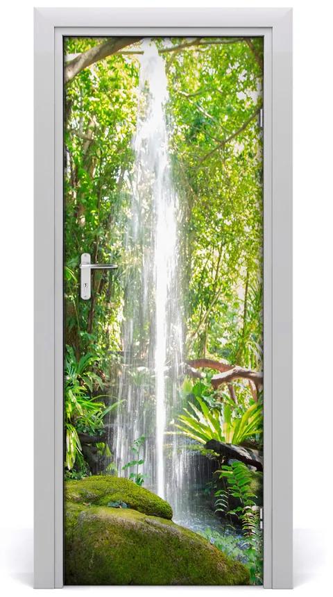 Fototapeta na dveře samolepící vodopád džungle 75x205 cm
