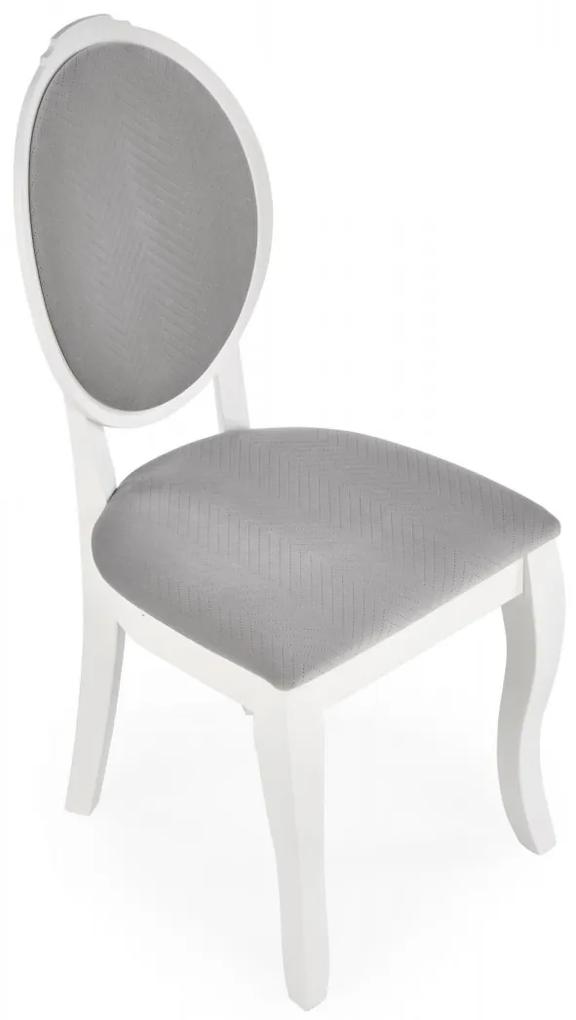 Jídelní židle Kol bílá/šedá
