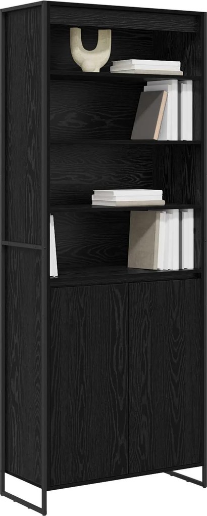 Vysoké skříně Černý dub 79 x 36 x 200 cm Kompozitní dřevo 3403040
