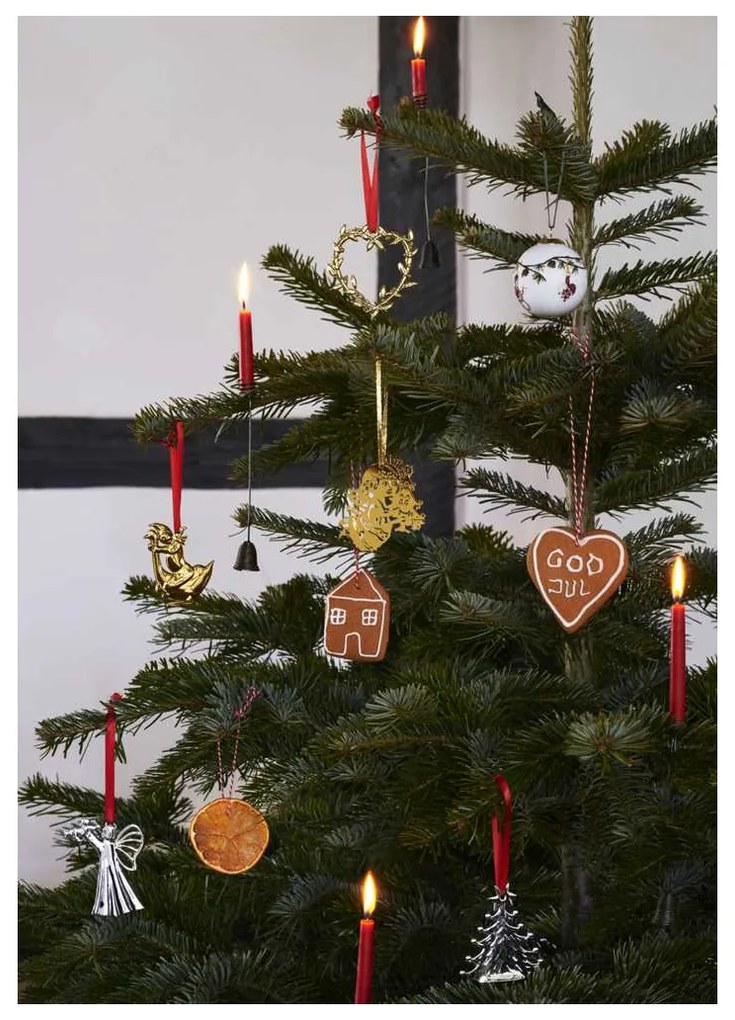 Vánoční ozdoba Christmas Tree Silver 7 cm Rosendahl