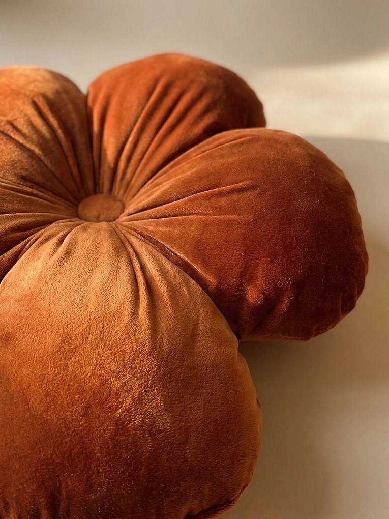 Sinsay - Dekorační polštář ve tvaru květu - oranžová