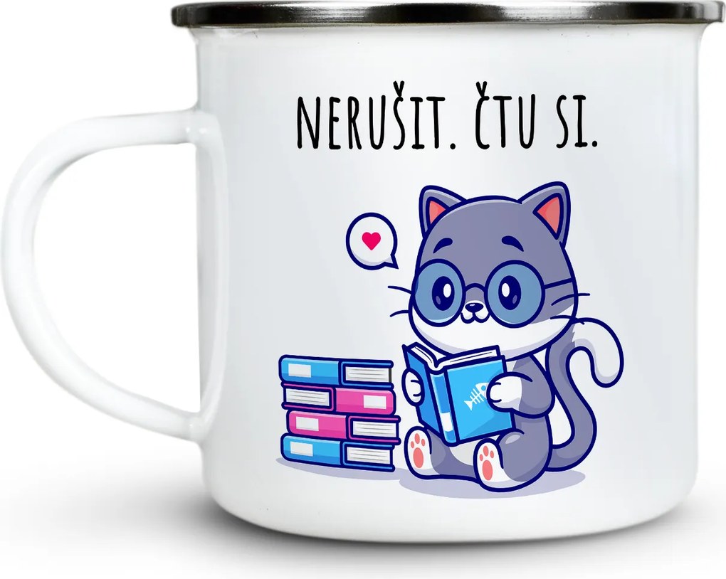 Ahome Ahome CZ Plecháček Nerušit. Čtu si. Kočka 300 ml