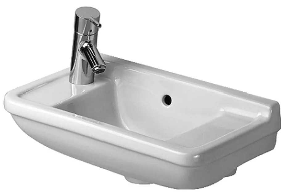 Duravit Starck 3 - umývátko s predpichnutými otvory na baterii vlevo nebo vpravo 0751500000