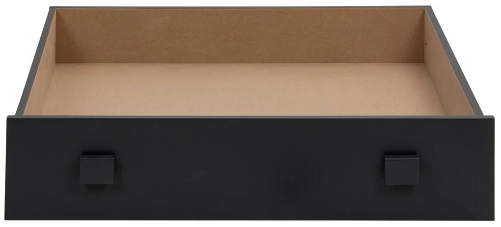 Černá lakovaná zásuvka k ohrádce Quax Marie Lucca 87 x 78 cm