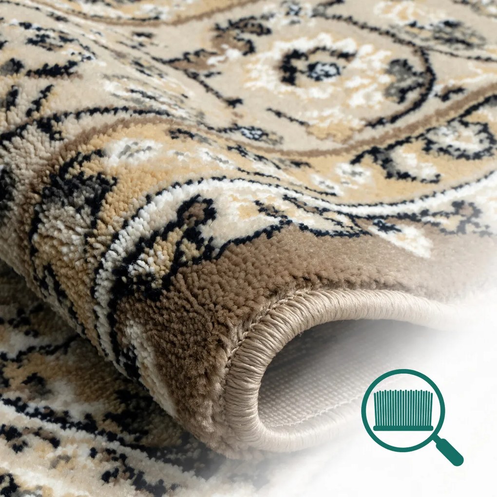 Angel Carpet, Kusový koberec Sultan 42 Beige, 120x170, béžová, kancelář