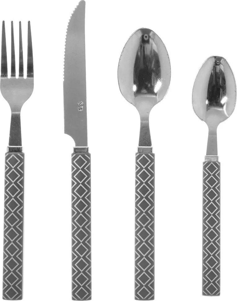 Secret de Gourmet nerezová sada příborů s zdobenou rukojetí, 24 kusů