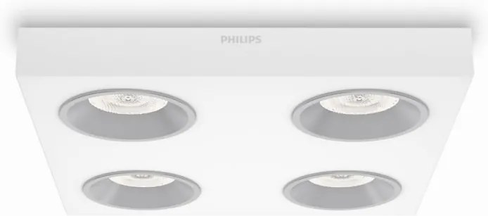 Philips 31214/31/16 LED stropní svítidlo Quine 4x4,5W|2700K