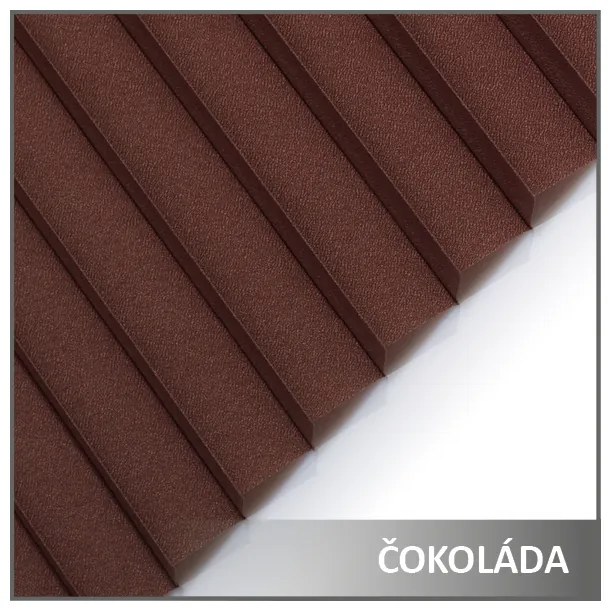 Roleta Plisovaná Tradiční Čokoláda 31 cm x volitelná výška