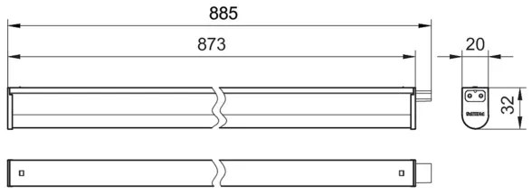Philips - LED Podlinkové svítidlo PROJECTLINE LED/9,6W/230V 3000/4000/6500K