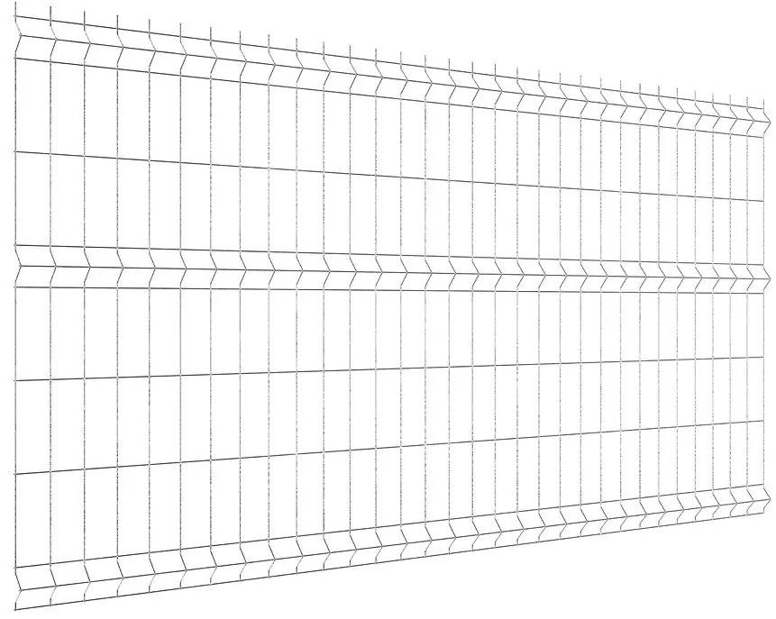 PLOTOVÝ PANEL 3D 1320X2500MM, DRÁT 3,1MM - ZN