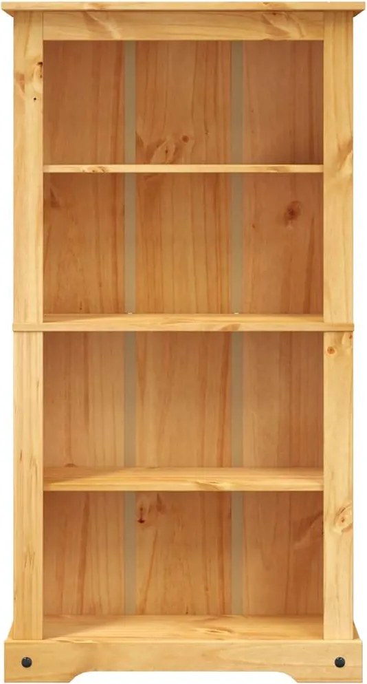 4patrová knihovna mexická borovice Corona 80x29x150 cm 243743