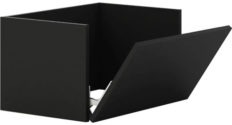 PLAN Vkládací skříňka do regálu, černá