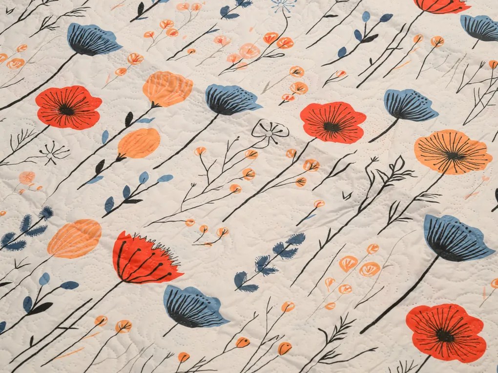 Přehoz na postel LIORENA, krémový Rozměr: 220 x 240 cm