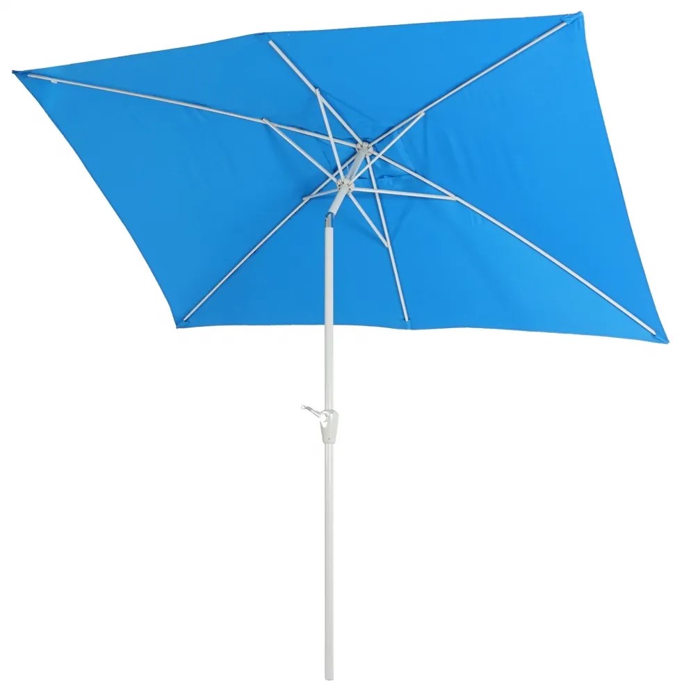 Slunečník N23 2x3m - polyester/hliník - modrá