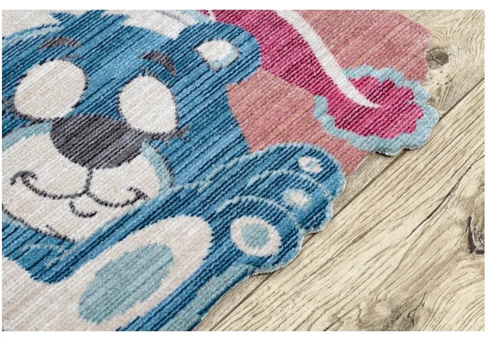 Dětský kusový koberec Medvídek krémový 133x192cm