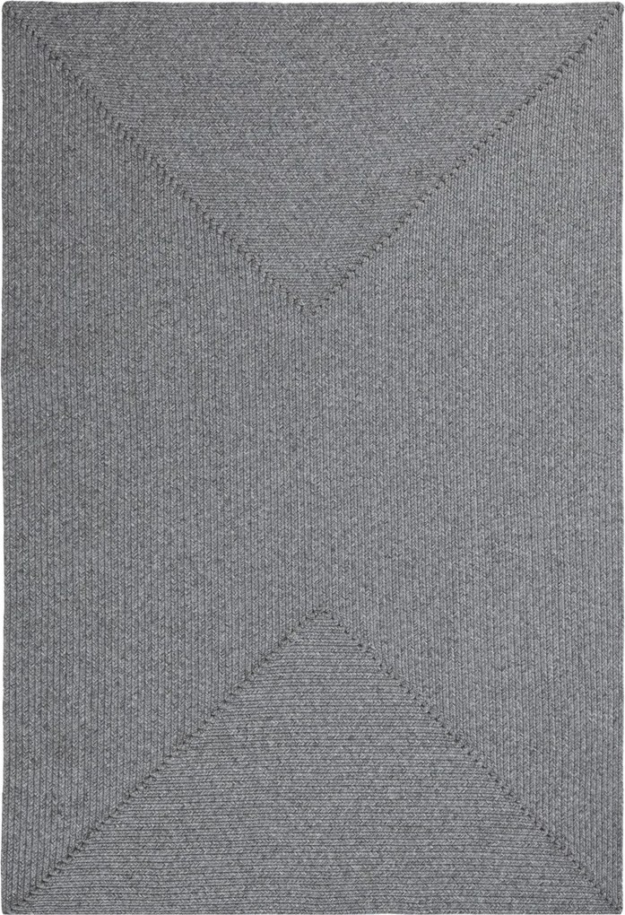 Kusový koberec Braided 105551 Light Grey – na von aj na doma, 200x290, šedá, chodba / predsieň, Hanse Home