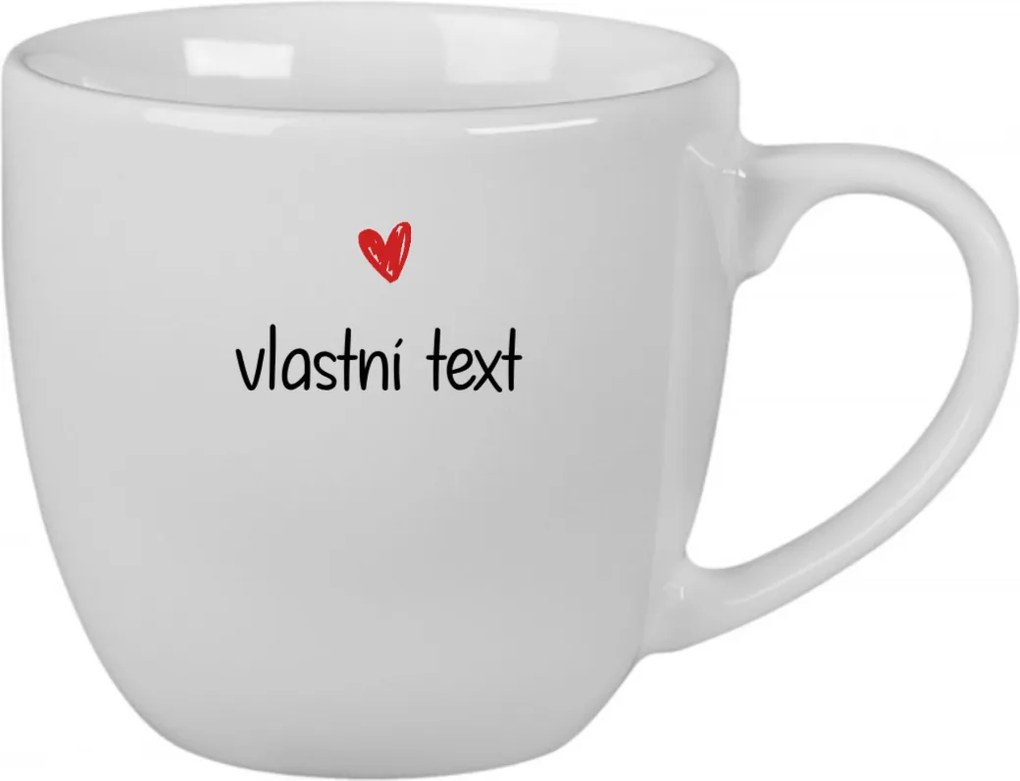 Vlastní text na keramický hrnek 400 ml