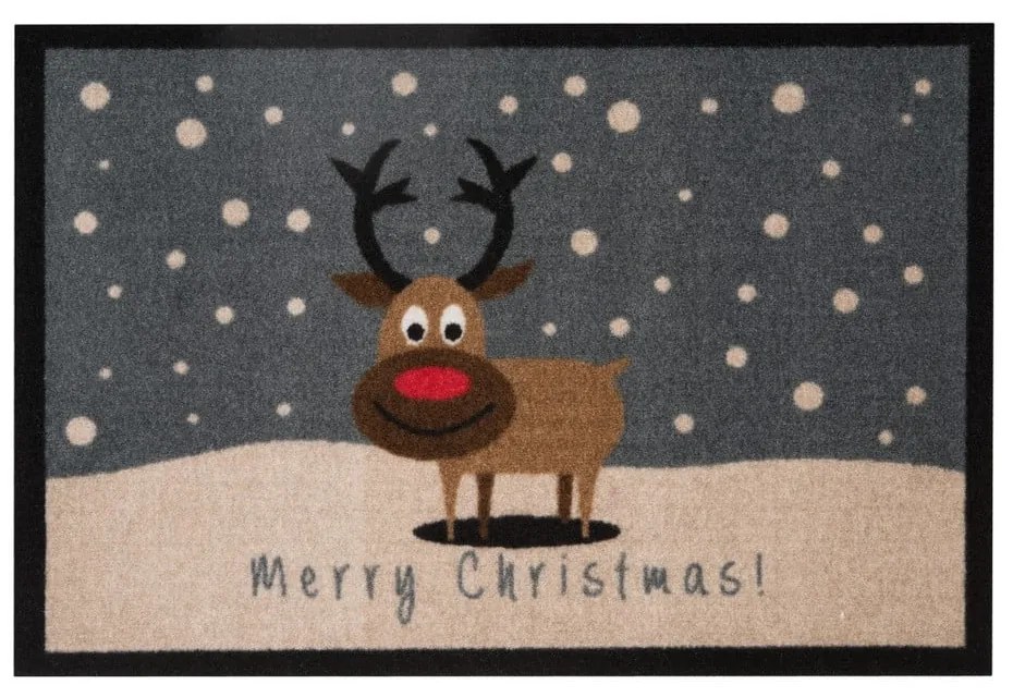 Rohožka Hanse Home Merry Christmas Reindeer, 40 x 60 cm