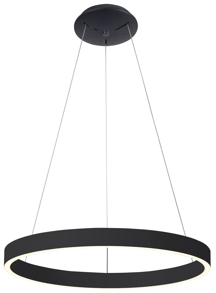 Designový stmívatelný lustr Andrea 60 černá