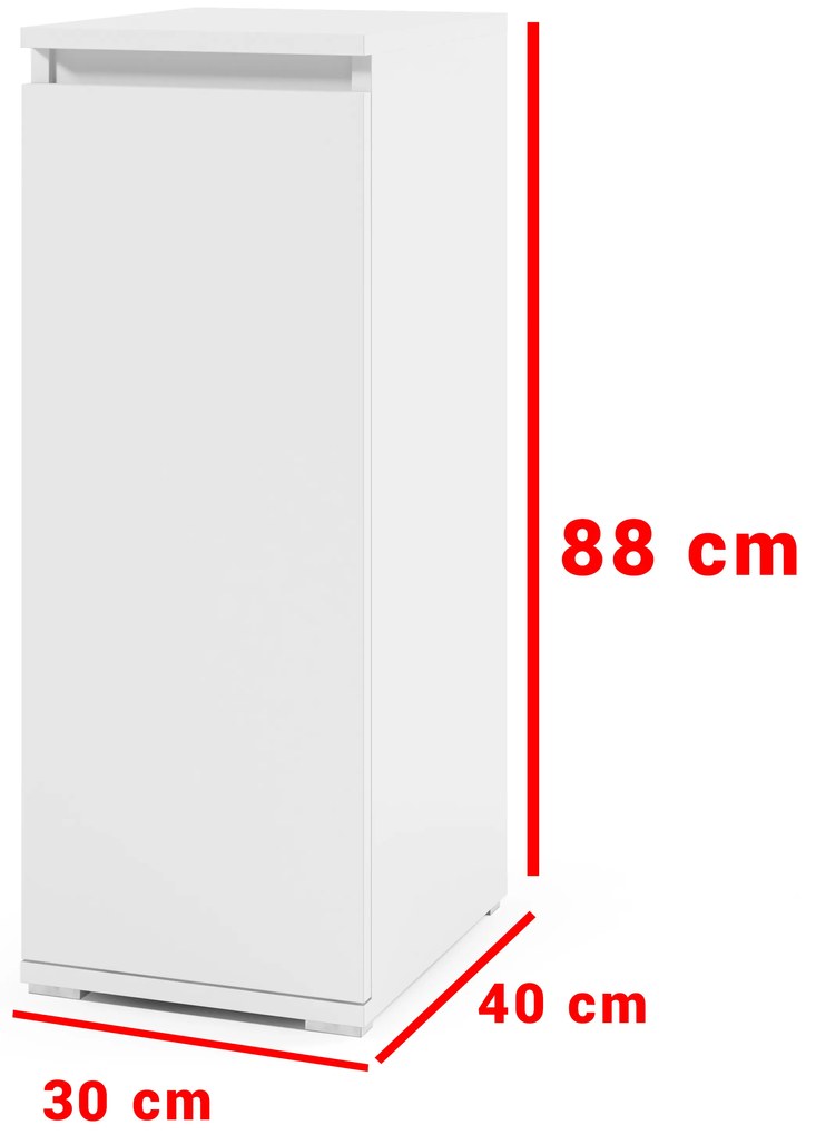 Eka Předsíňová stěna s čalouněnými panely Trinity 25 - Bílá / Světlá modrá 2322