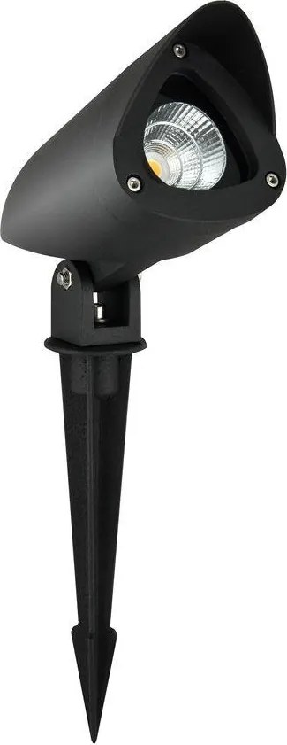 NV 9010001 Venkovní svítidlo s bodcem INSIDE černý hliník a sklo LED 3W 3000K 220-240V 24st. IP65 - NOVA LUCE